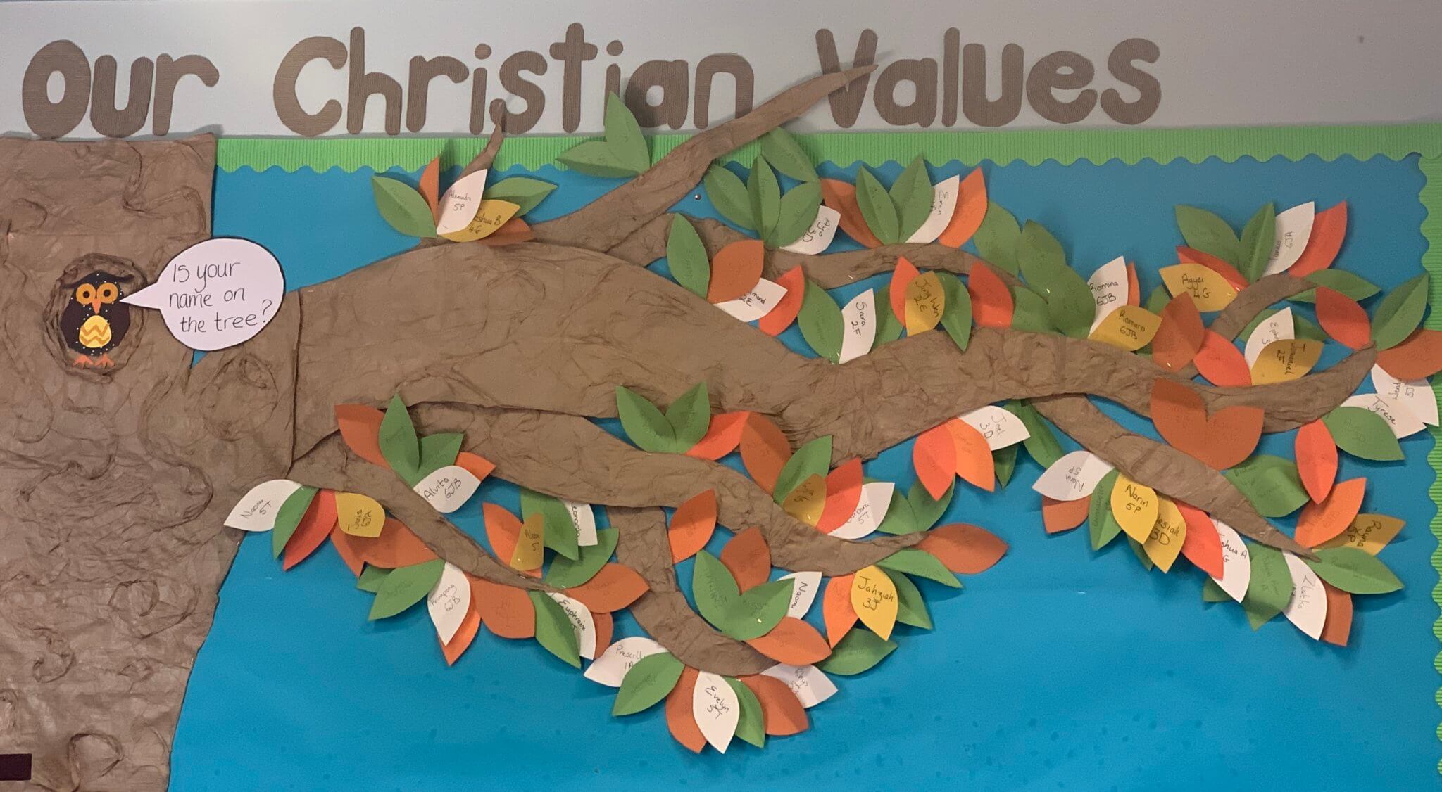 Christian Values - Our Ambassadors - St John and St James School
